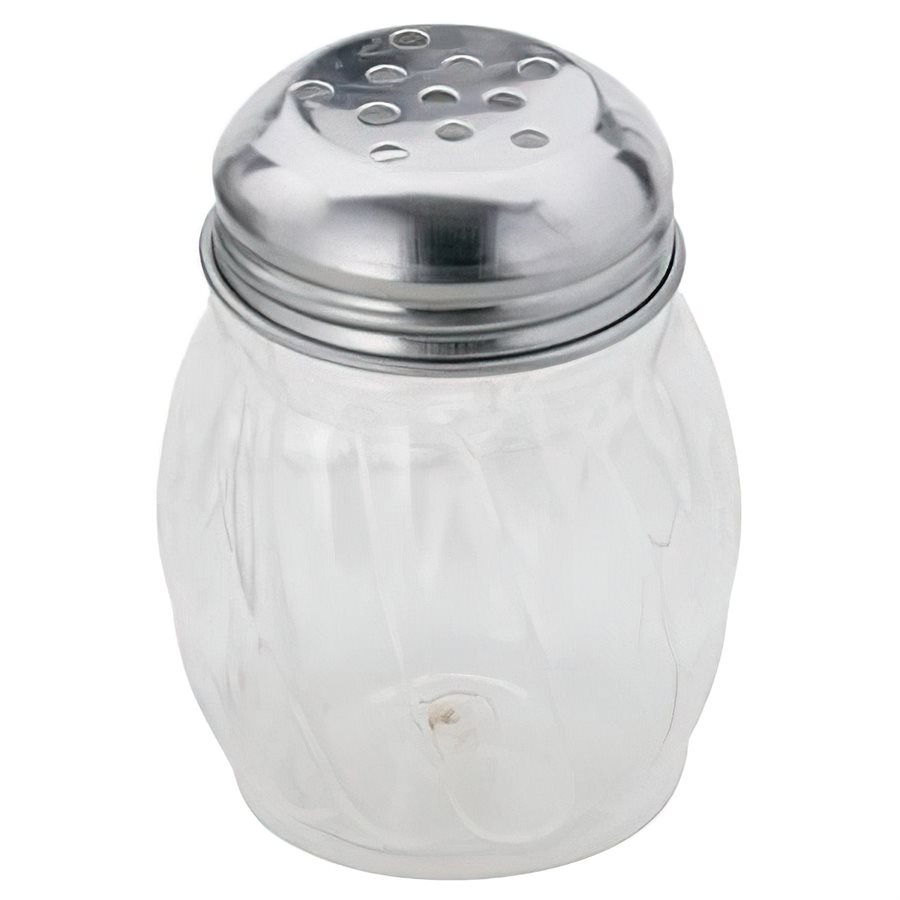 Swirl Shaker Plastic 6 oz Perf Top (1 dz / bx 12 bx / cs )