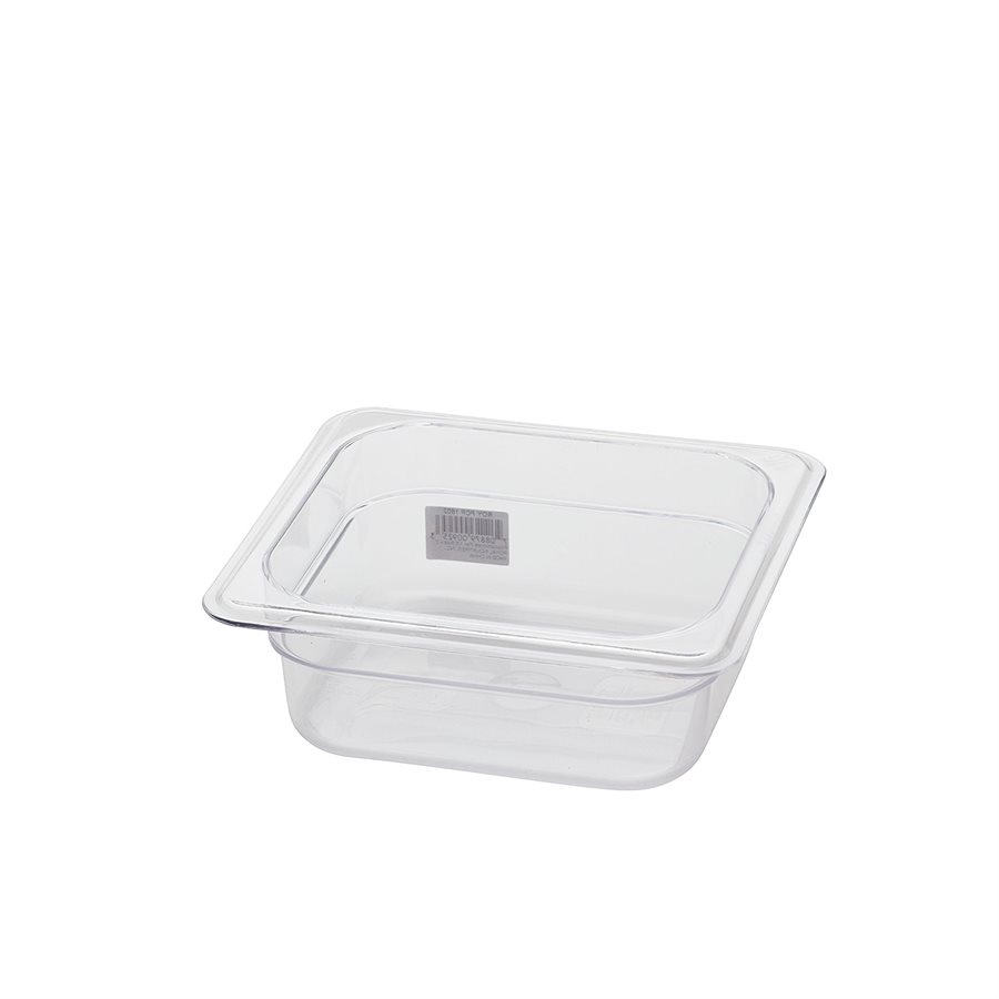 Polycarbonate Pan 1 / 6 Size x 2" NSF (12 ea / bx 4 bx / cs)