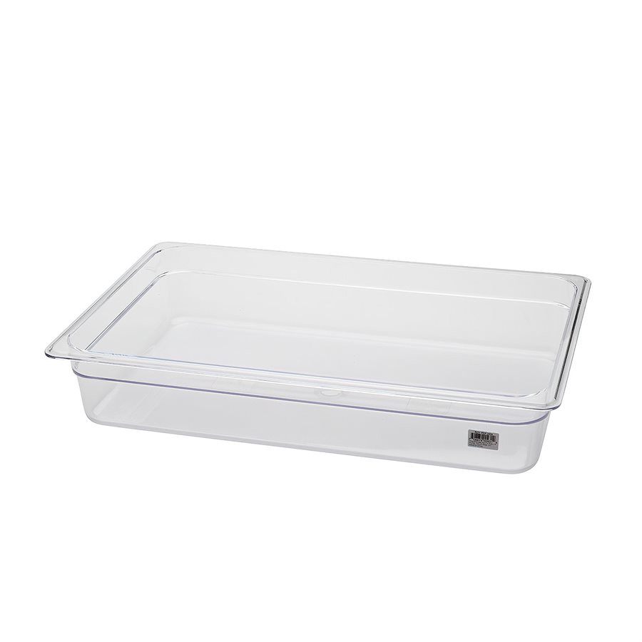Polycarbonate Pan Full Size x 4" NSF (6 ea / bx 2 bx / cs)